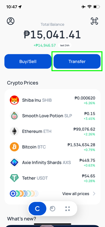 How do I send crypto to Maya using Coins.ph?