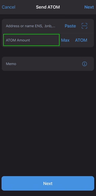 How do I send crypto to Maya using Trust Wallet?