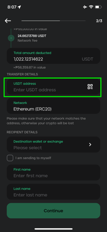 How do I use Maya to send crypto worth P50,000 or higher?