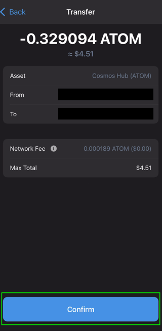 How do I send crypto to Maya using Trust Wallet?